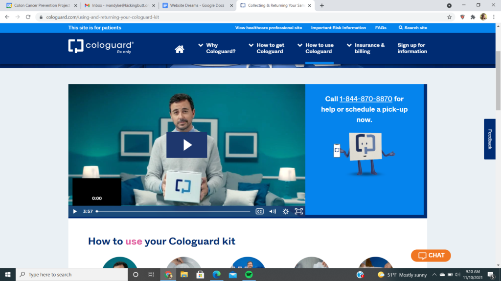 Screening Options - Colon Cancer Prevention Project